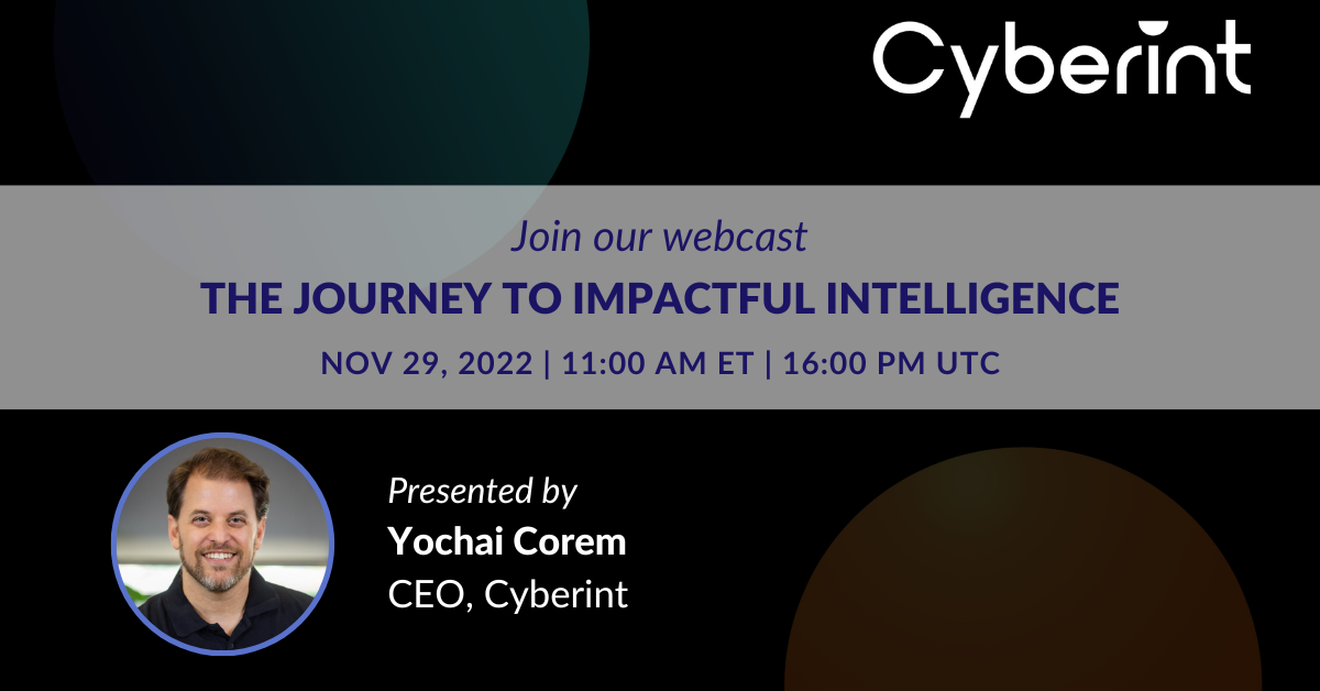 Webinar: The Journey to Impactful Intelligence